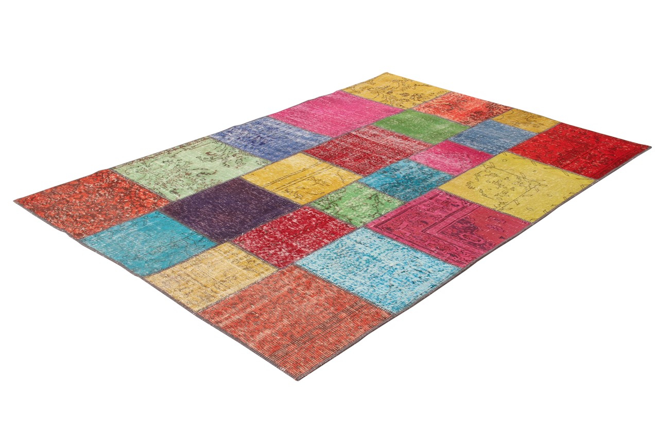 Tapis Patchwork n°19252 - Galerie Shirazi